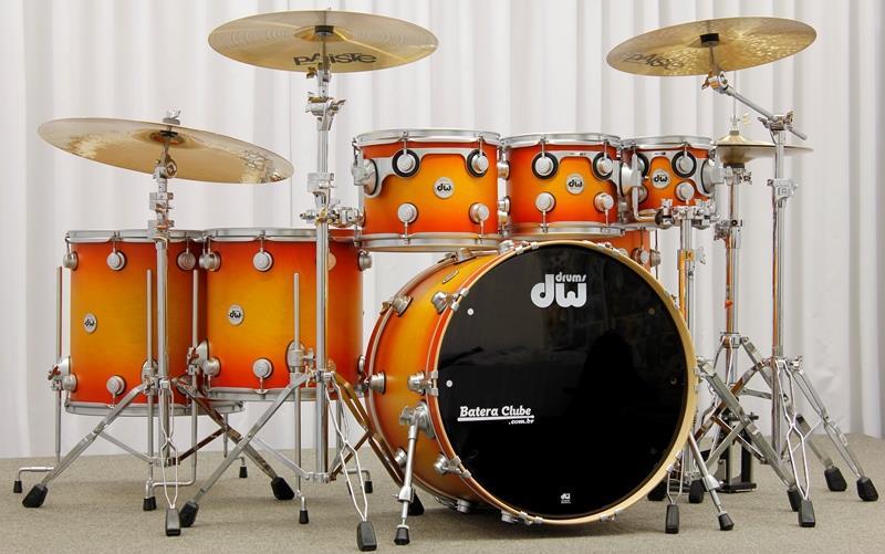 Bateria DW Collectors Maple Satin Specialty Classic Burst 22",8",10",12 ...