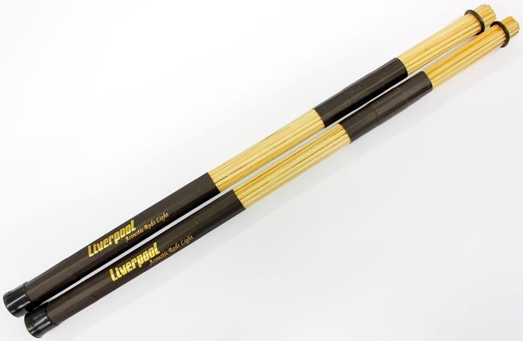 Baqueta Rod Liverpool Acoustic Rods Light com Cerdas Leves de Bambu RD-156