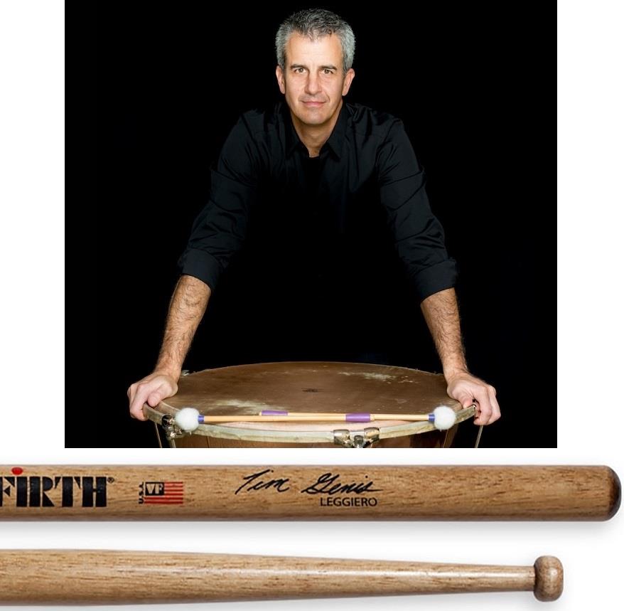 Baqueta Vic Firth Signature Tim Genis Leggiero "Padrão 2B Plus ...