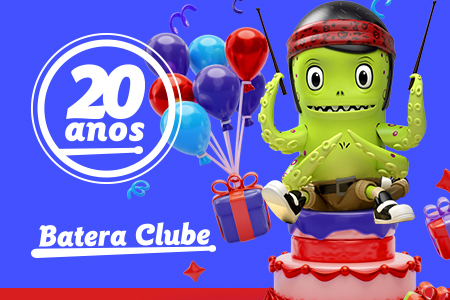 MINI BANNER Batera Clube 20 Anos Sorteio