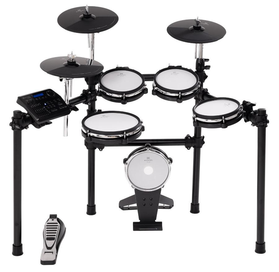 Bateria Eletrônica Michael Concert DMX460 Rack Easy Flex com pads Mesh ...