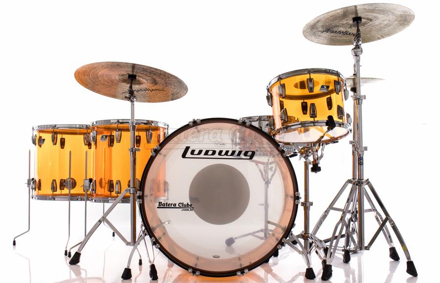 Bateria Ludwig Vistalite Zep Set Amber John Bonham Led Zeppelin Bateria Ludwig Vistalite Zep Set Amber John Bonham Led Zeppelin
