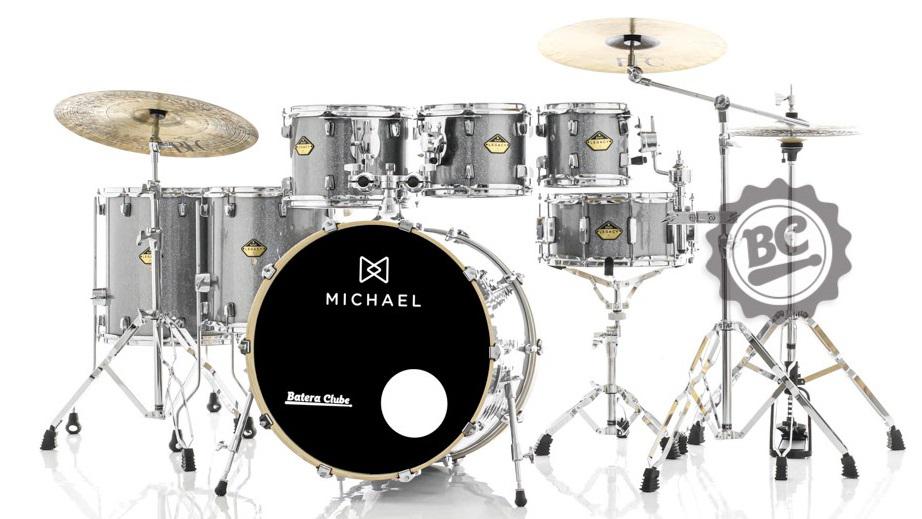 Bateria Michael Legacy Birch Bright Grey BRG 22",8",10",12",14",16 ...