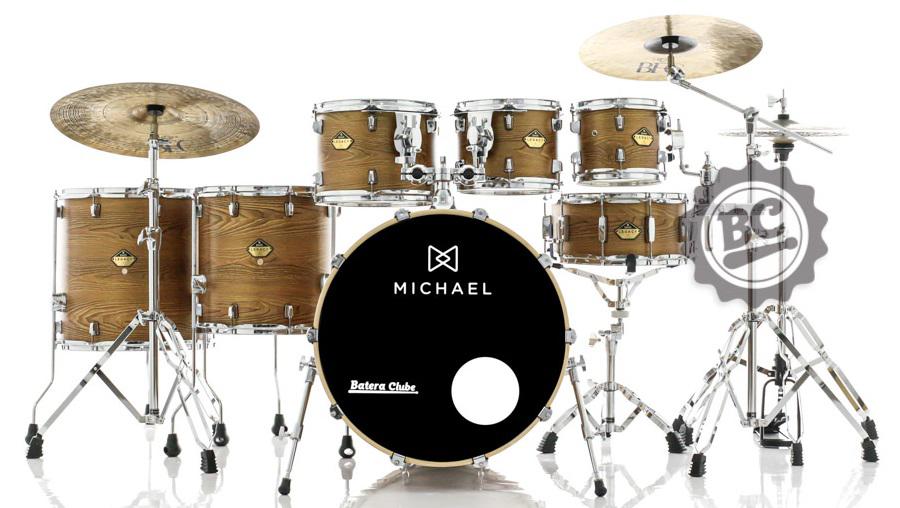 Bateria Michael Legacy Birch Forest FRT 22",8",10",12",14",16" com ...