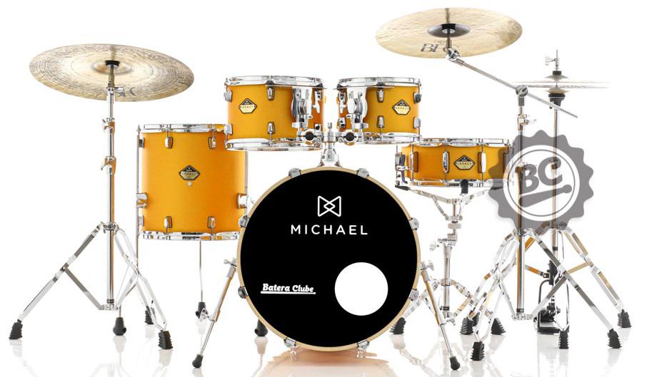 Bateria Michael Legacy Birch Shining Gold SHG 20",10",12",14" com ...