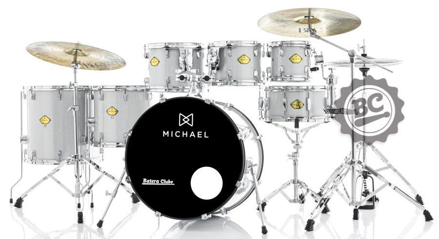Bateria Michael Legacy Sparkle Silver SSR 22",8",10",12",14",16 ...