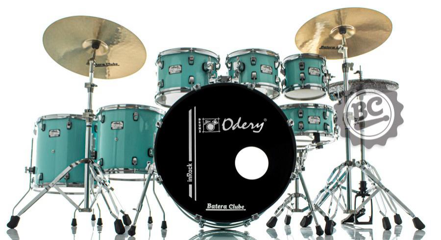 Bateria Odery inRock IR.220 Surf Green Bumbo 22",8",10",12",14",16" com ...