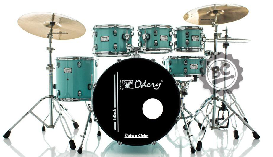 Bateria Odery inRock IR.220 Surf Green Bumbo 22",8",10",12",16" com ...