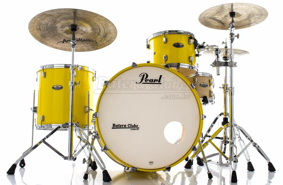 Bateria Pearl Decade Maple Rock Classic Solid Yellow Bumbo 24", Tom 13 ...