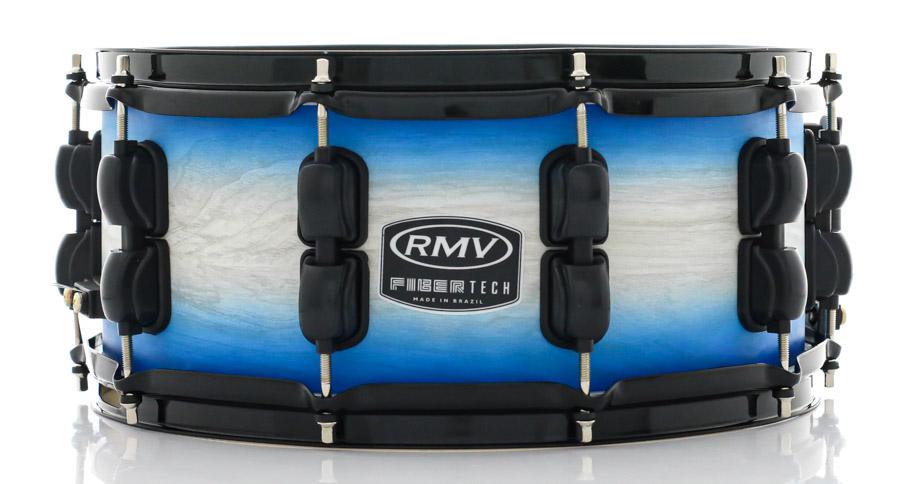 Caixa RMV FiberTech Blue Wood Burst 14x5,5" Casco Híbrido com Aros ...