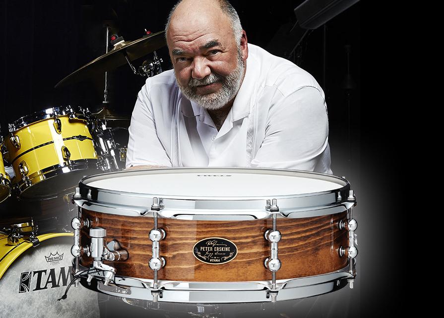 Caixa Tama Signature Peter Erskine 14x4,5" Made in Japan em Maple e ...