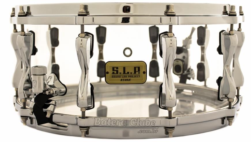 Caixa Tama S.L.P. Sound Lab Project Mirage Acrylic Clear 14x6,5" com ...