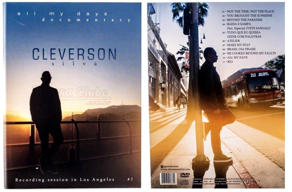 DVD e CD Cléverson Silva All My Days Gravações Ao Vivo com Lendas da Música
