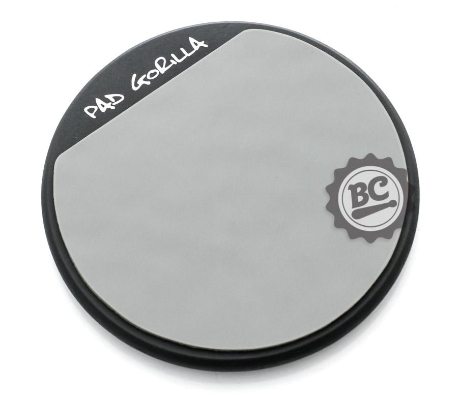 Pad de Estudo Gorilla Clássico 8" Cinza PG8C com Borracha Superior Independente da Base de Madeira