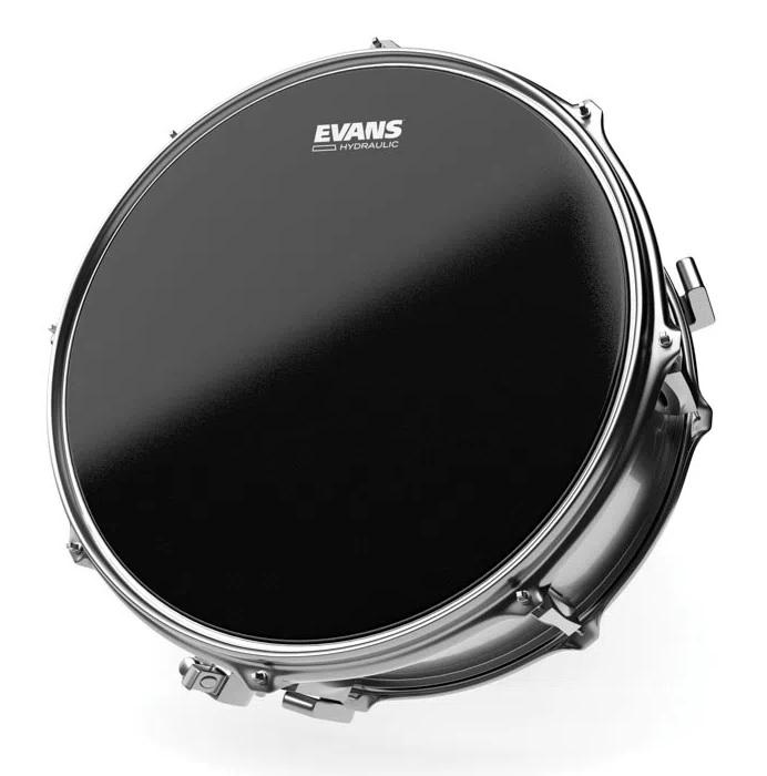 Pele Evans Hydraulic Black Coated 14" B14HBG Dupla com Óleo Entre os Filmes para Caixa (011024)