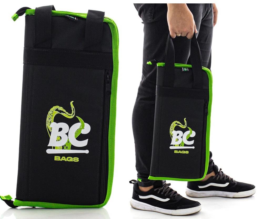 Bag de Baquetas Batera Clube BC Octogear Premium com bolso frontal e ...