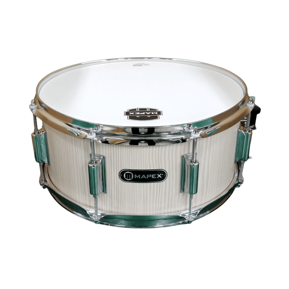 Caixa Mapex The Explorer Bonewood 14x6.5" com folha de acabamento Mapex ...