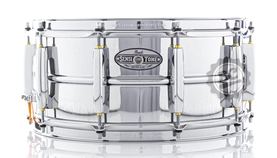 Caixa Pearl Sensitone Elite Series Beaded Seamless Steel Shell 14x6,5 ...