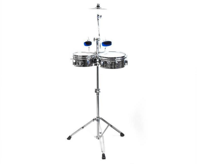 Kit de Timbalitos com Estante Torelli KT250 com 2 cowbells, 2 ...