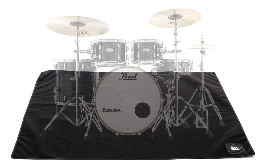 Tapete de Bateria Batera Clube BC The Black medidas 2mX1,80m exclusivo ...