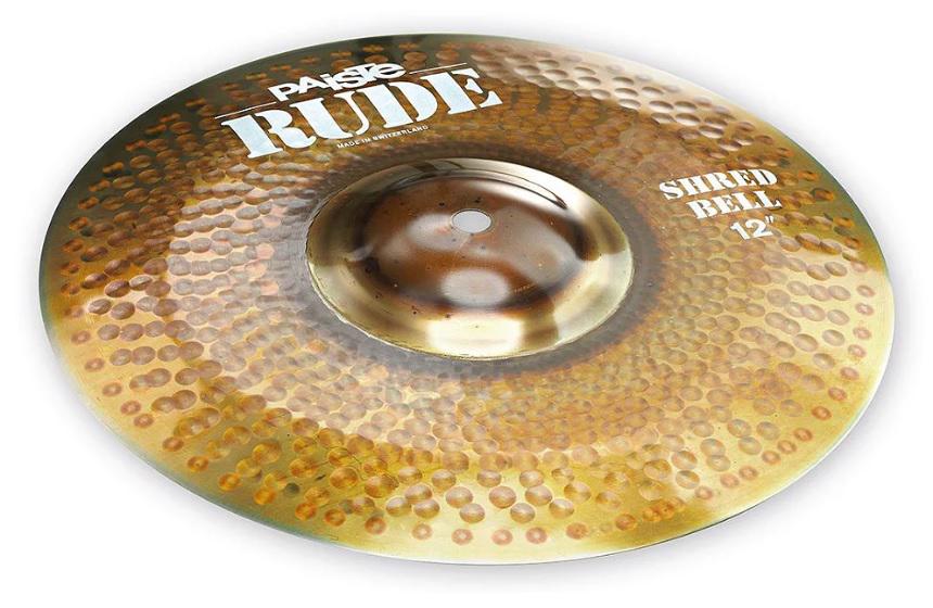 Splash Bell Paiste Rude Shred Bell 12" prato de efeito entre um splash ...