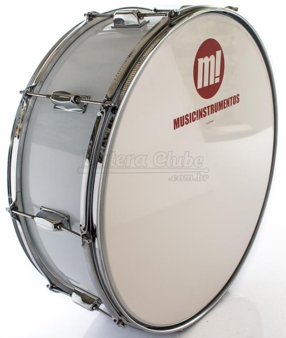 Zabumba PHX Music Instrumentos Basswood White 520R-DP-BR 20x7"